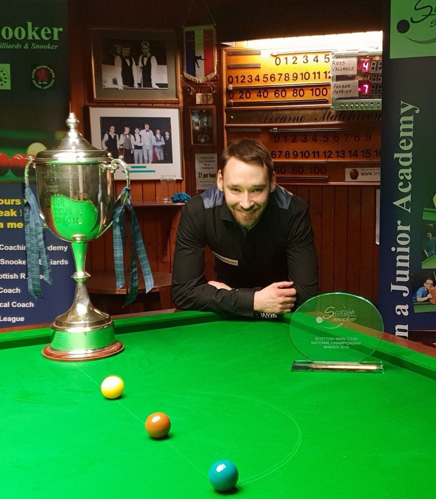Fraser Patrick – 2018 National Champion | Scottish Snooker